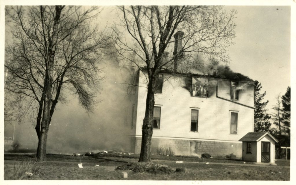 Martin Luther Orphans Home Fire, Stoughton, Wisconsin | Historical ...
