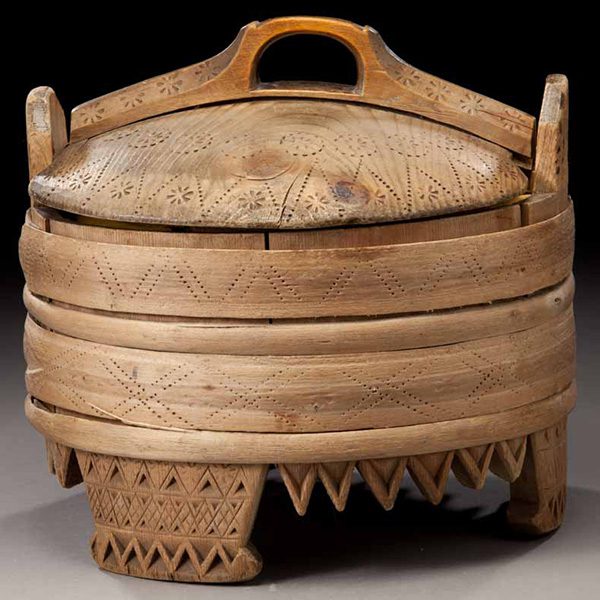 Butter Container | Decorative Woodcarving, Chip Carving, Decorative ...